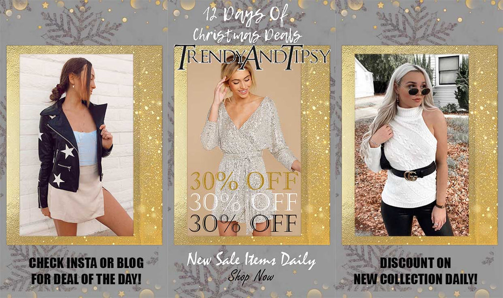 12 DAYS OF CHRISTMAS DEALS! – Trendy and Tipsy